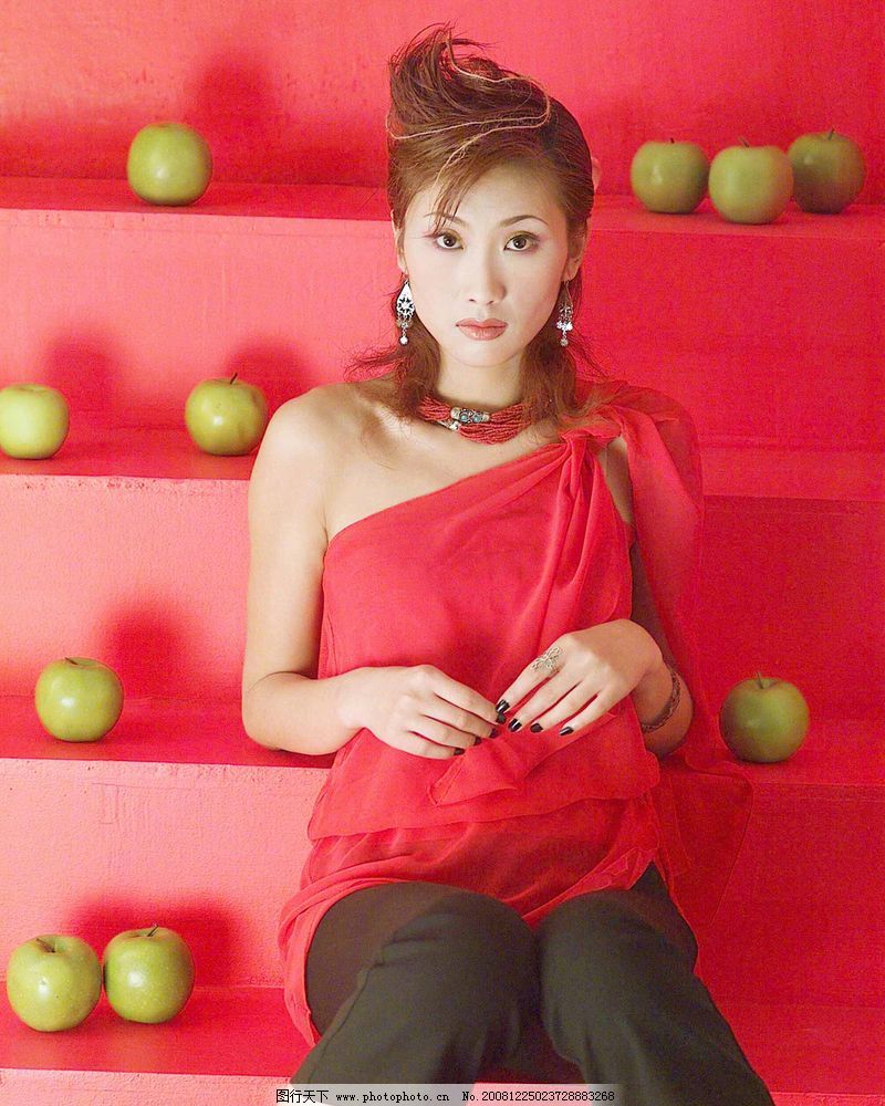 金粉佳人0081图片_女性美容_人物形象-图行天下素材网